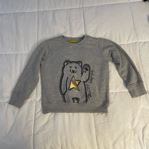 Golden Goose | Shirts & Tops | Golden Goose Gray And Gold Sweatshirt ...